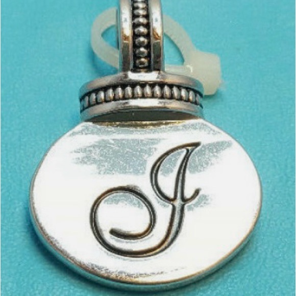 GANZ | Jewelry | Ganz Silver Tone J Initial Pendant | Poshmark